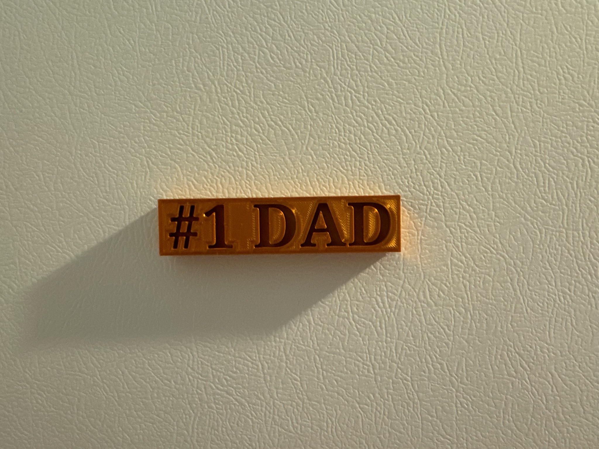 #1 Dad Fridge Magnet by Modern Artificer | Download free STL model ...