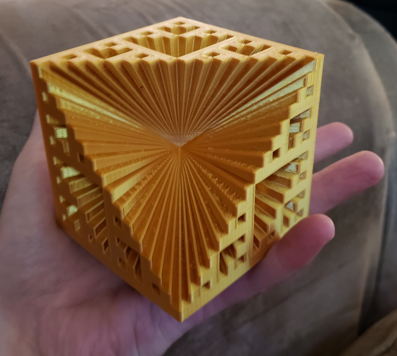 Fractal Cube By Openscaddad Download Free Stl Model