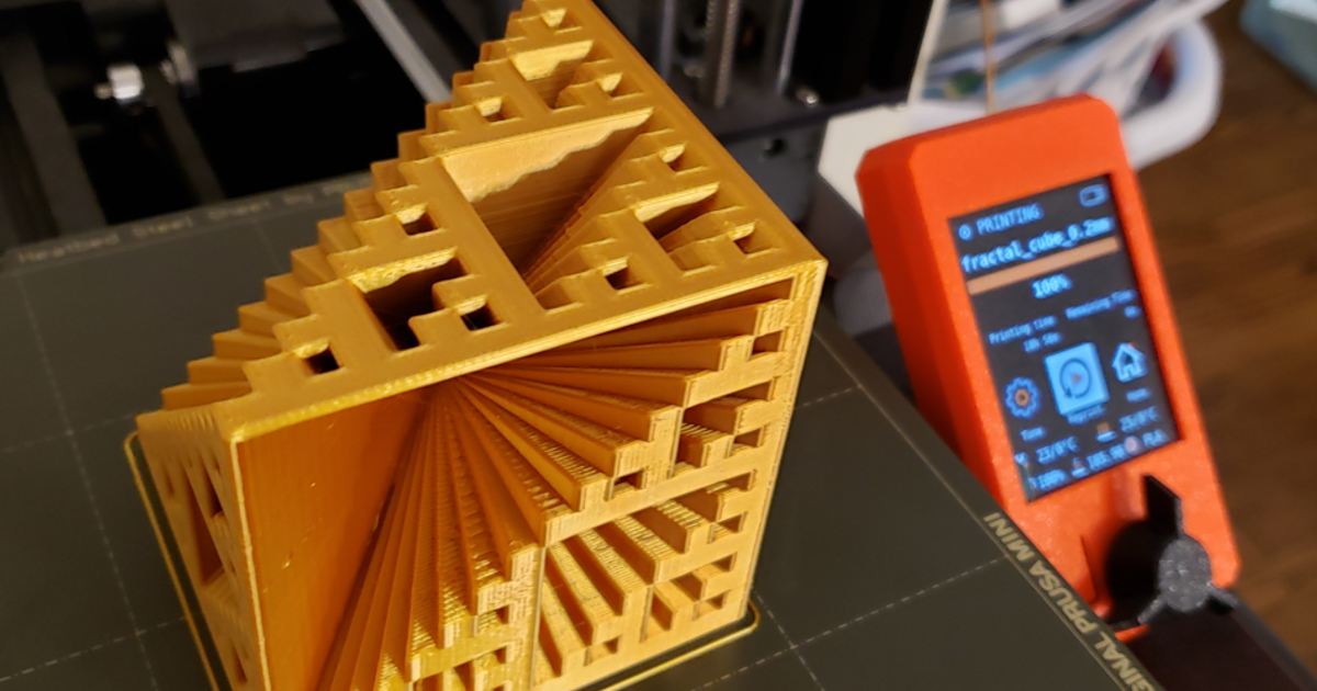 Fractal Cube by Openscaddad | Download free STL model | Printables.com