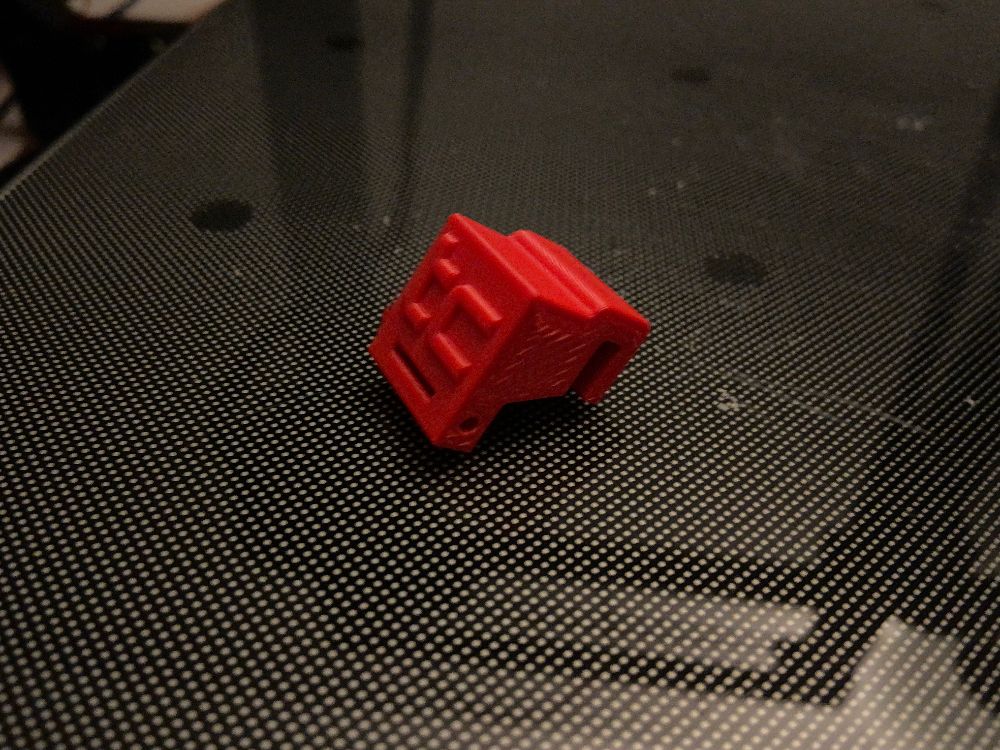 CR-10 Smart Filament Sensor Feed Guide V1 by ed3d | Download free STL model | Printables.com