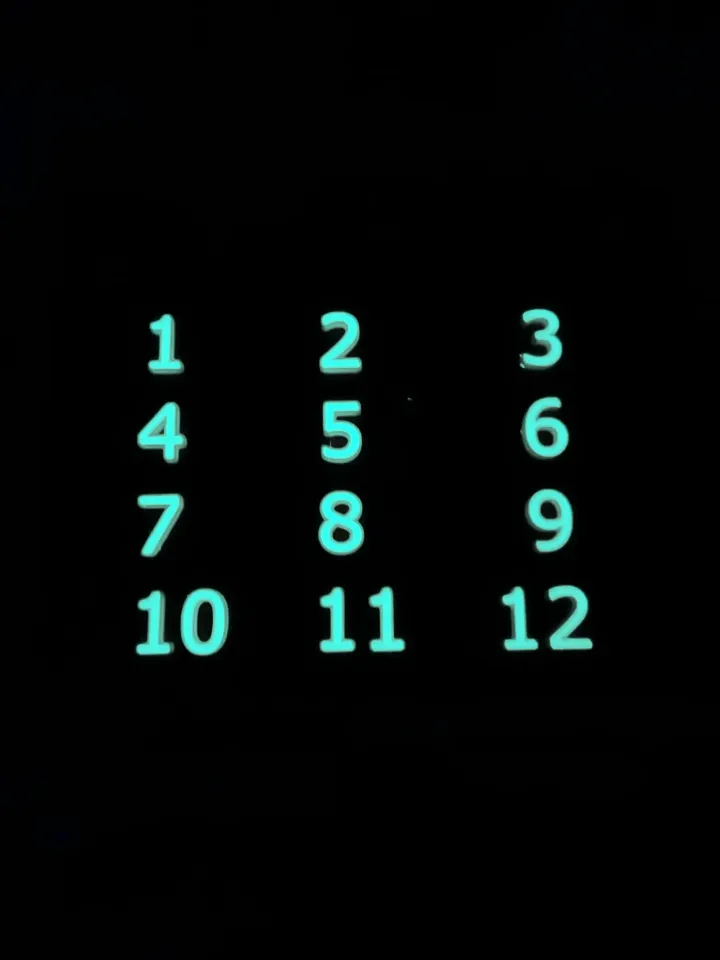 Clock numbers by dalibor | Download free STL model | Printables.com