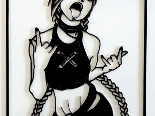 Jinx Wall Art by Sho rty | Download free STL model | Printables.com
