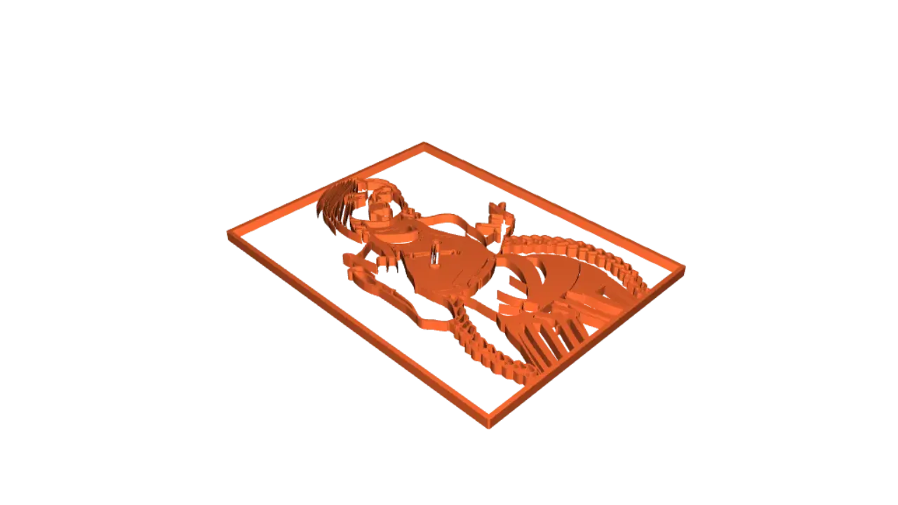 Jinx Wall Art by Sho rty | Download free STL model | Printables.com