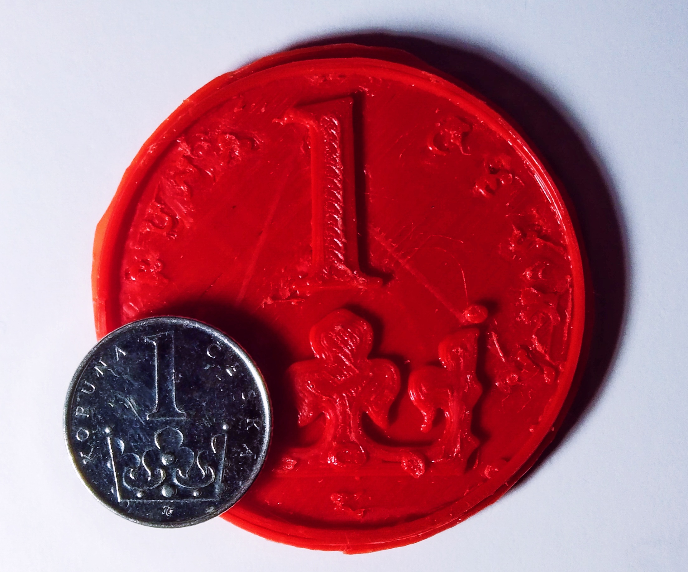 1 czech crown by honzis | Download free STL model | Printables.com