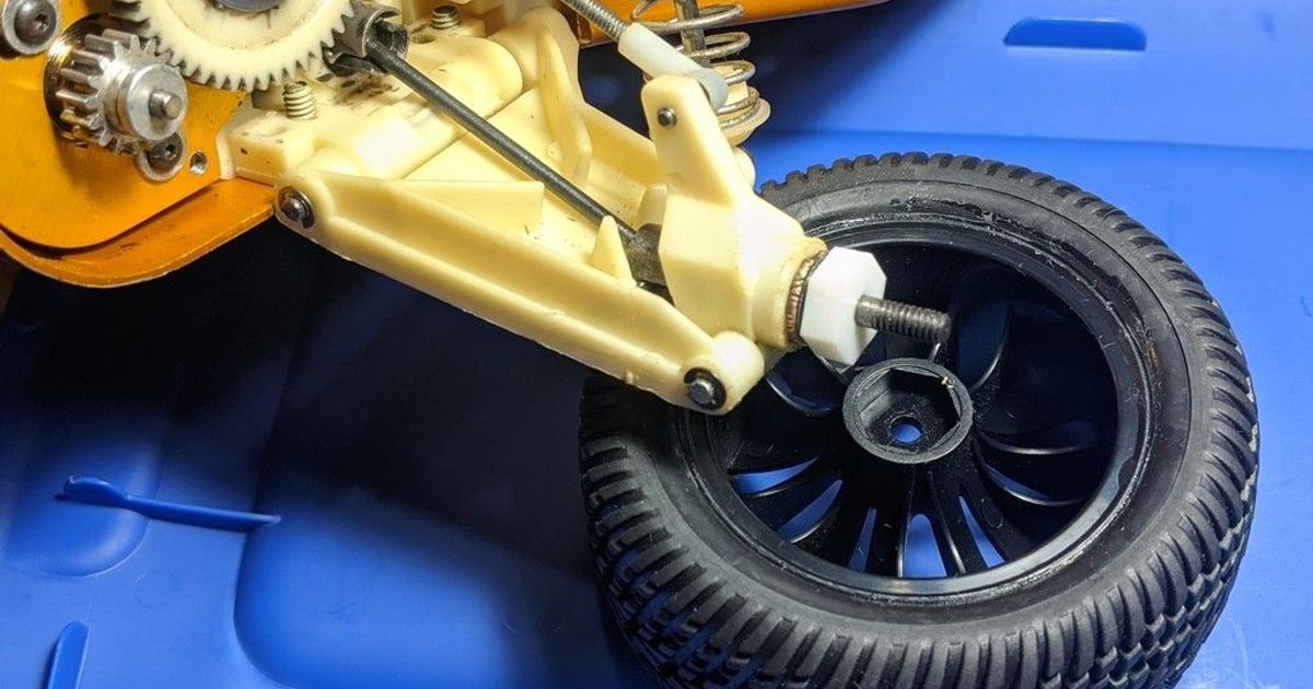 RC10 Gold Pan Rear Wheel 12mm Hex Adapter by Zedic | Download free STL ...