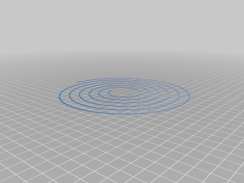 Bed Level Z-Offset Tests Spiral Circle and Square 200mm 180mm 160mm by ...