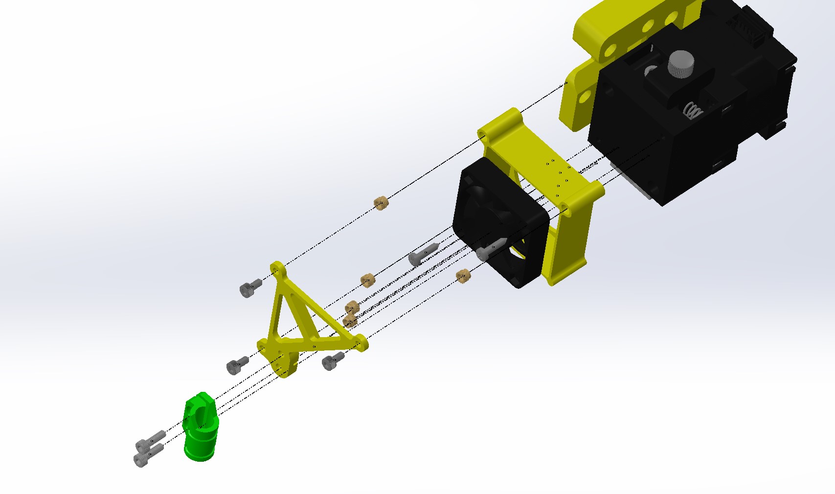 8mm Spinda probe mount for E3d Hemera or Trianglelab matrix by J_Cross ...