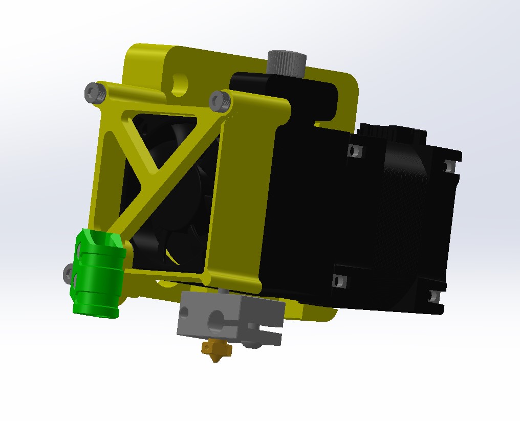 8mm Spinda probe mount for E3d Hemera or Trianglelab matrix by J_Cross ...