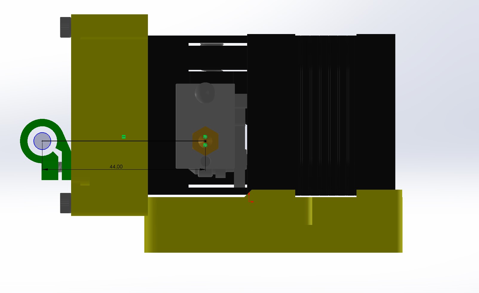 8mm Spinda probe mount for E3d Hemera or Trianglelab matrix by J_Cross ...