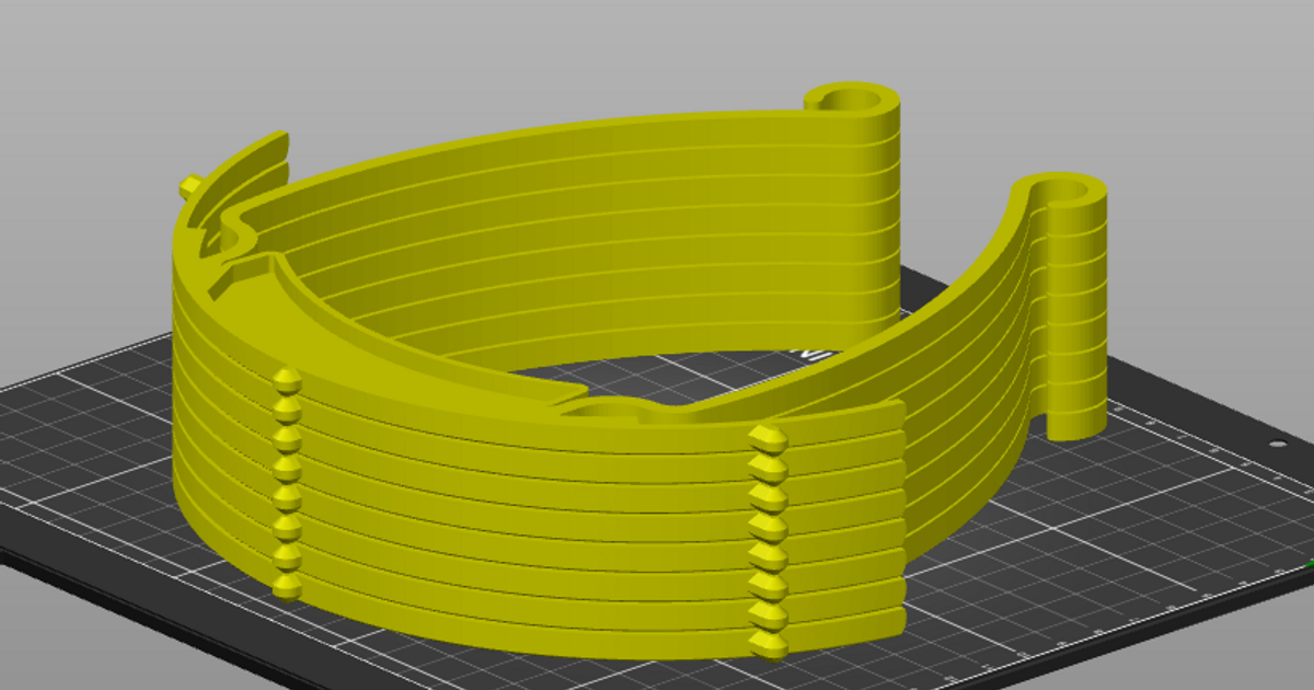 Manta Stack, 8 high for layer heights 0.3 and 0.35mm by msj | Download ...