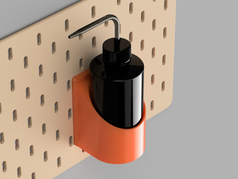 Skadis Holder: 61.5mm Solvent Squeeze Bottle (uses heat set inserts) by fivesixzero | Download ...