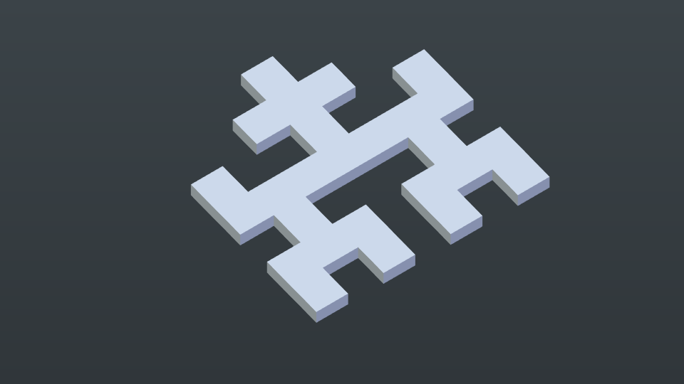 Fractal Puzzle - Hilbert Curve by voidbubble | Download free STL model ...