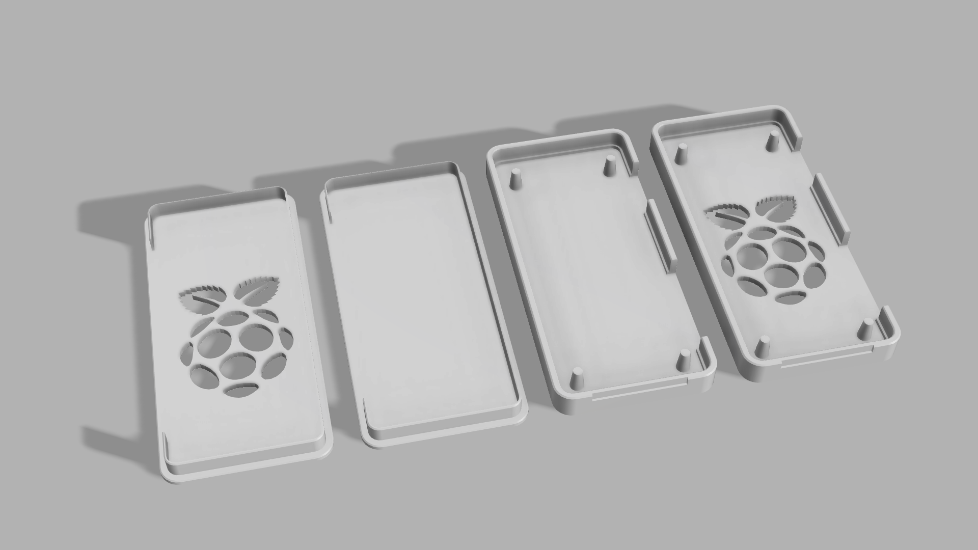 Slim And Simple Raspberry Pi Zero W Case By Ligtus Download Free Stl Model