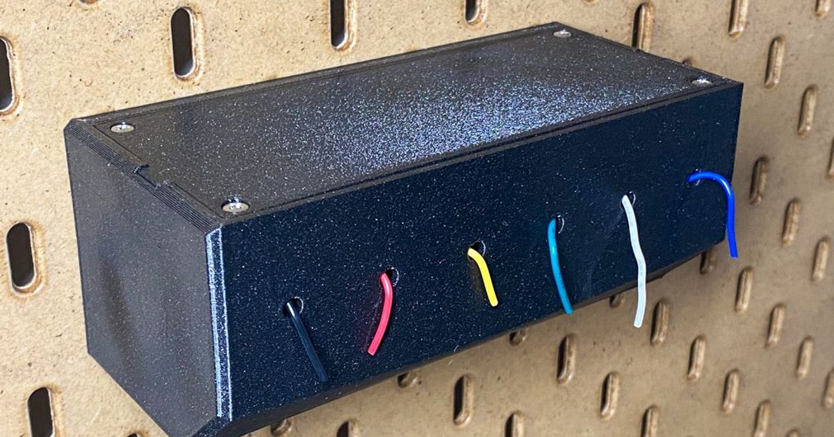 Skadis Holder: Hookup Wire Spools, x6 (uses heat set inserts) by fivesixzero | Download free STL ...