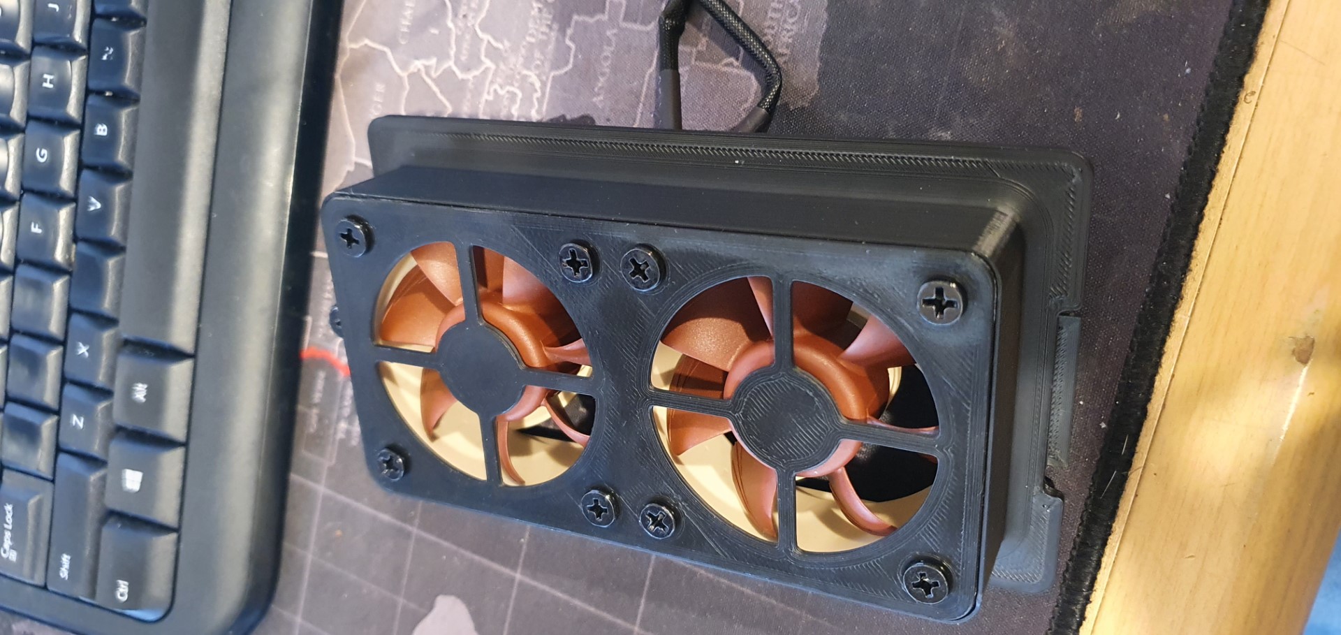 O11D XL HDD Fan Shrouds (2x Noctua NF-A6x25) by WanaGo | Download free ...