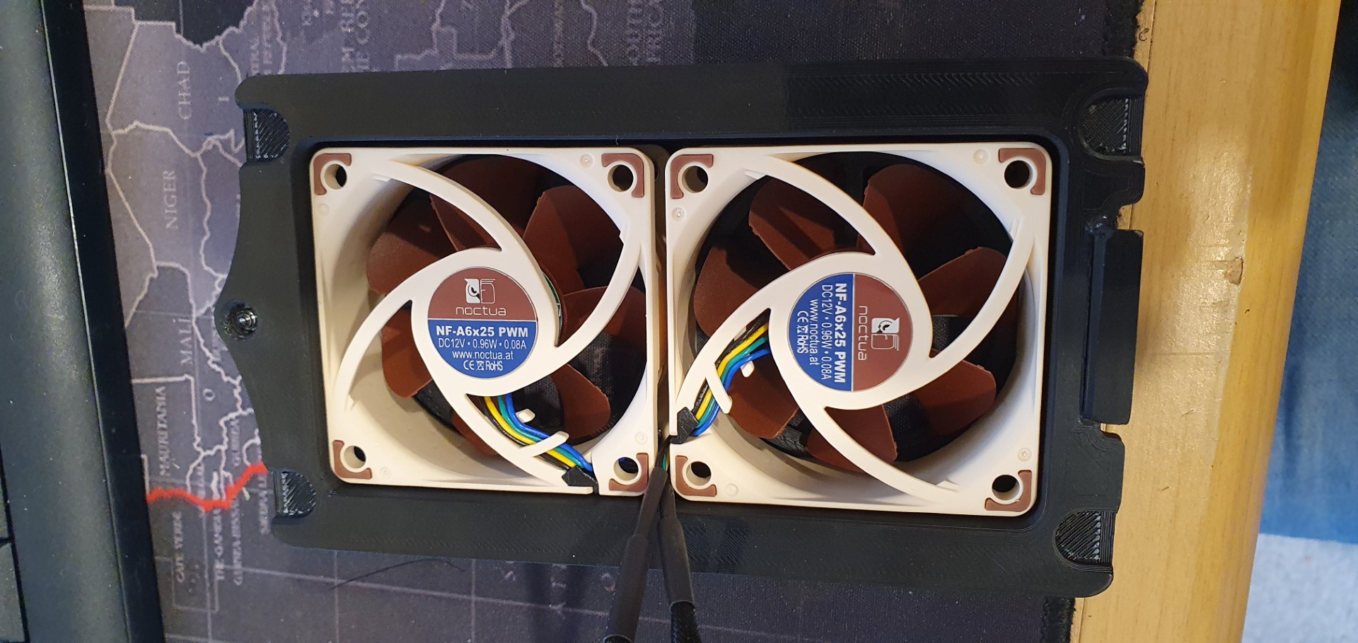 O11D XL HDD Fan Shrouds (2x Noctua NF-A6x25) by WanaGo | Download free ...