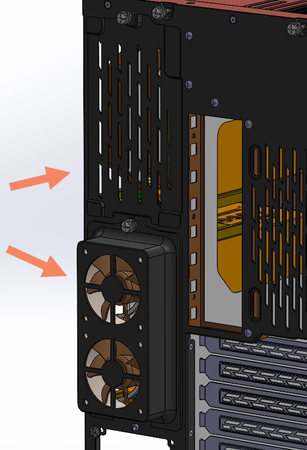 O11D XL HDD Fan Shrouds (2x Noctua NF-A6x25) by WanaGo | Download free ...