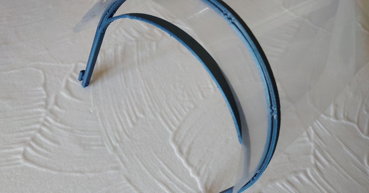 Face shield by TanyaAkinora | Download free STL model | Printables.com