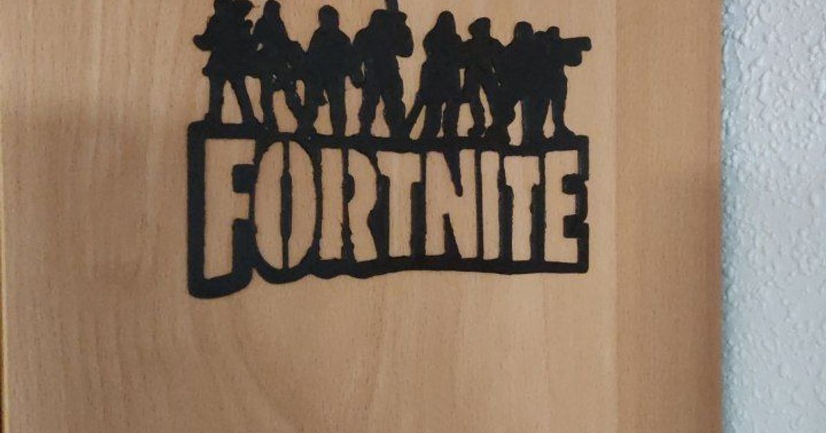 Fortnite logo by ZVirus | Download free STL model | Printables.com