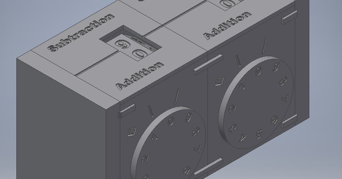 Mechanical calculator (modular design) by José Campos | Download free ...