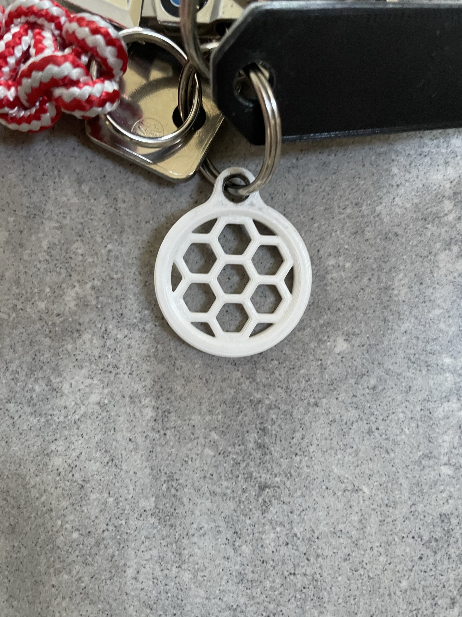 hex keychain by Justin | Download free STL model | Printables.com