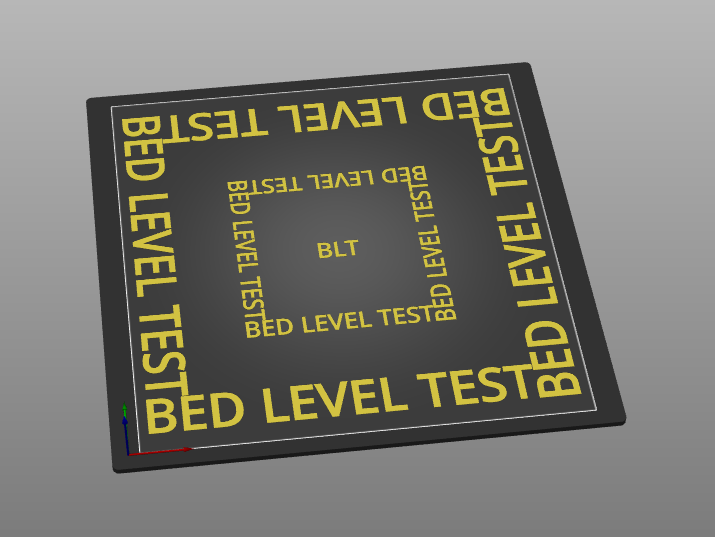 bed level test by Vojta Smerekovský | Download free STL model ...