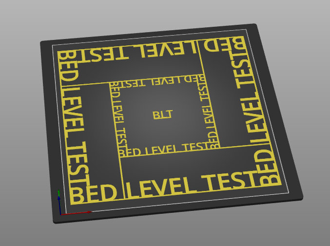 bed level test by Vojta Smerekovský | Download free STL model ...