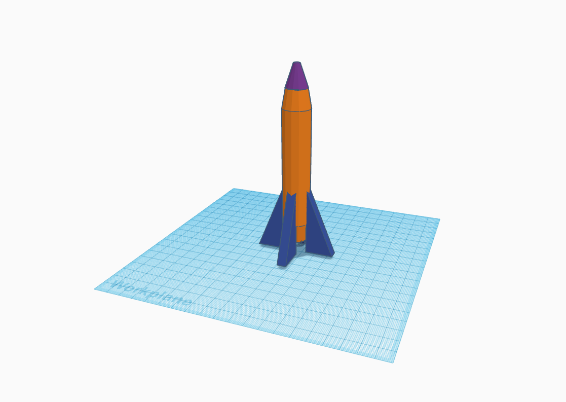 low poly rocket by Mr. Universe | Download free STL model | Printables.com