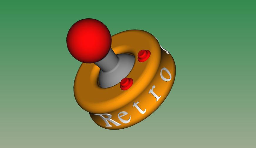 Retro-Joystick-Spielzeug *PRINT in PLACE* by jofeinmechaniker ...