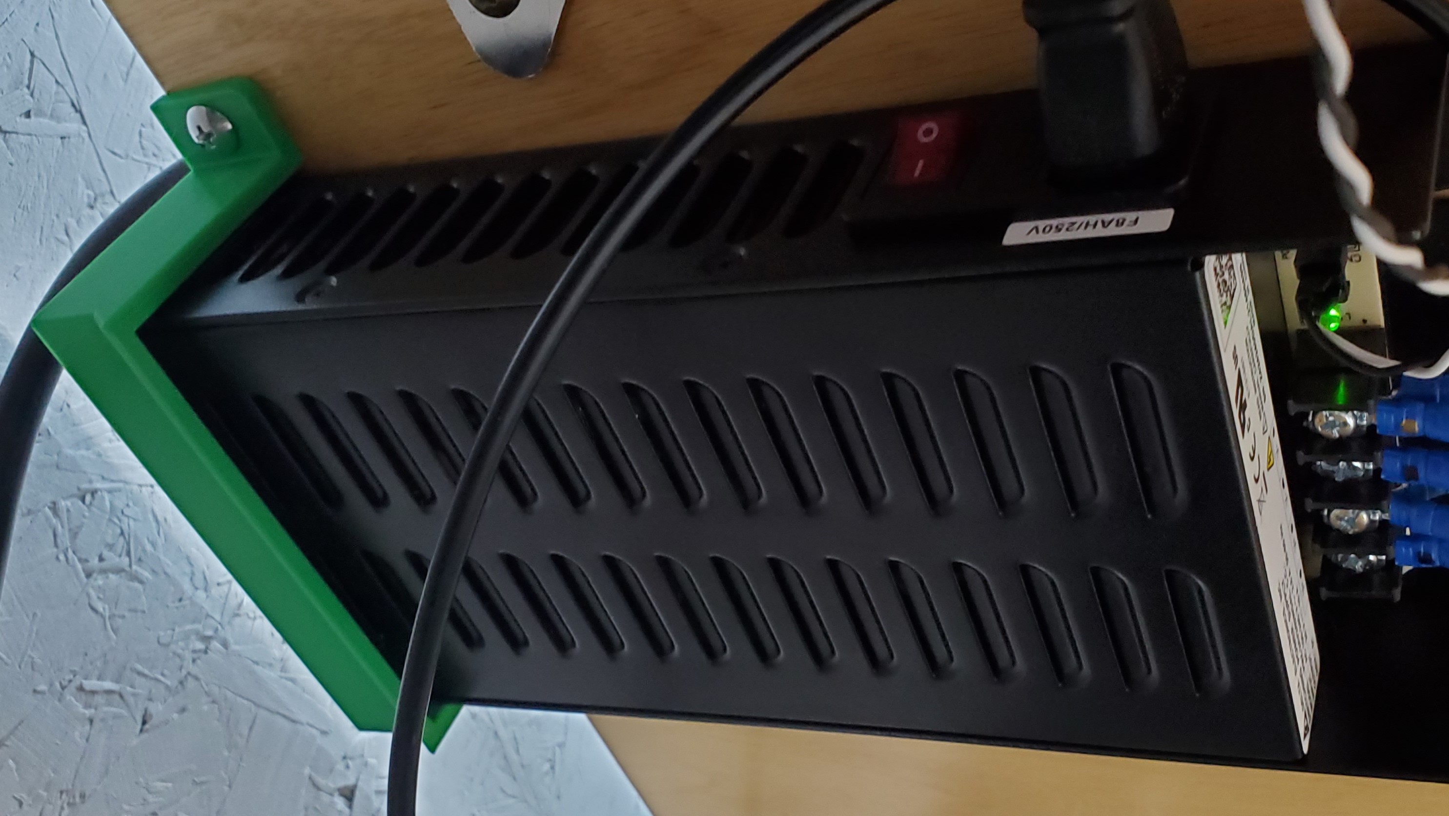 MK3S+ Black PSU Mounting Bracket for Custom LACK Enclosure Installation ...