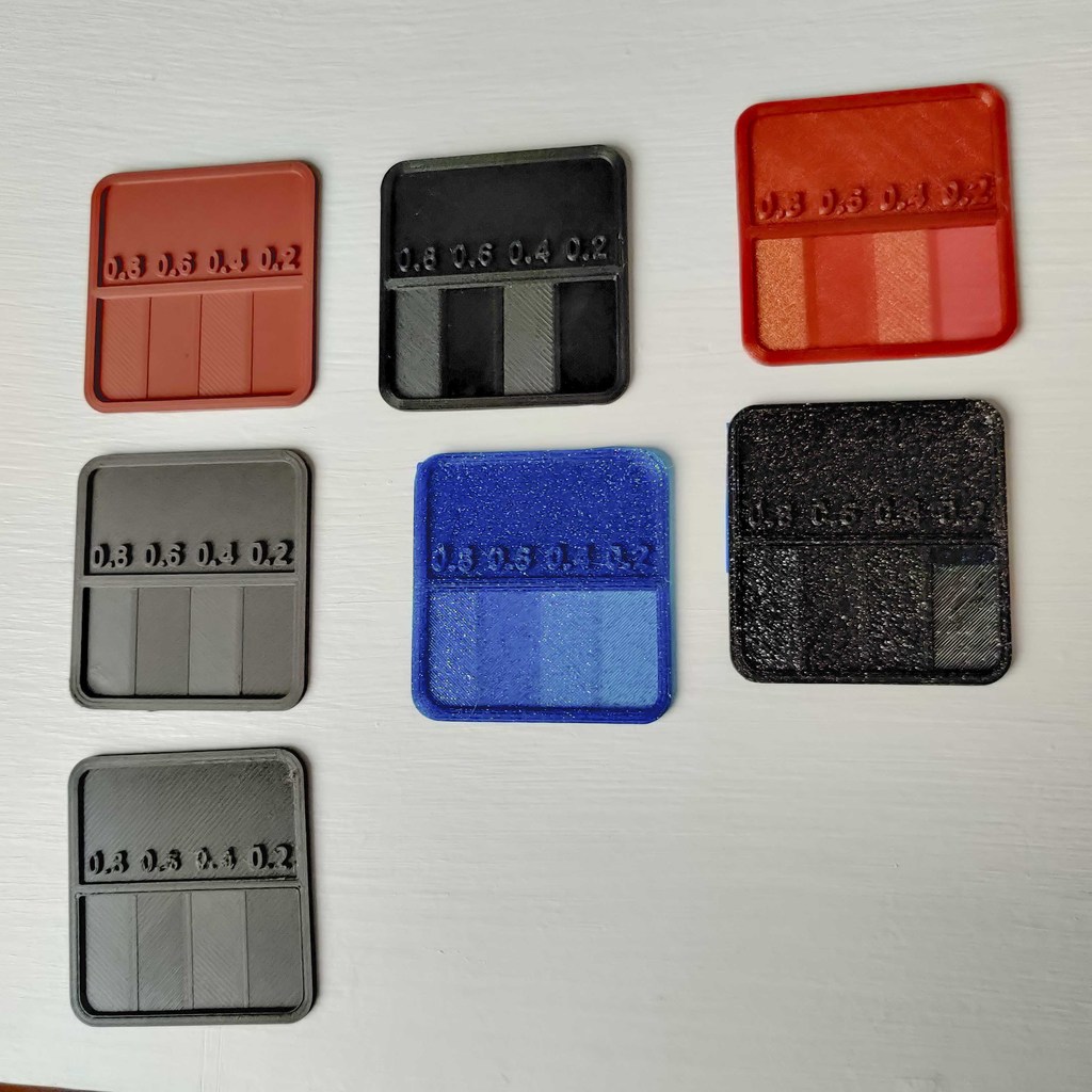 Square Filament Sample by Delicious Designs | Download free STL model ...