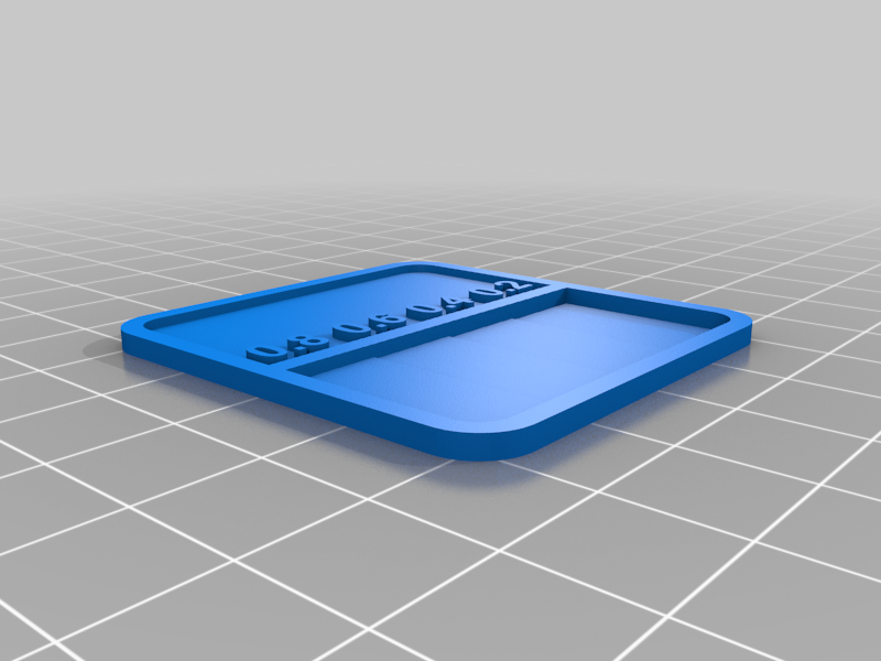 Square Filament Sample by Delicious Designs | Download free STL model ...