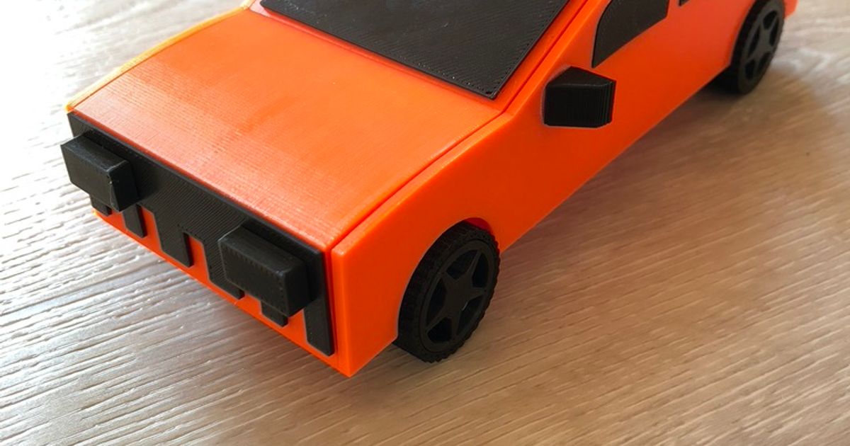 Car with Garage by Aeonfly | Download free STL model | Printables.com