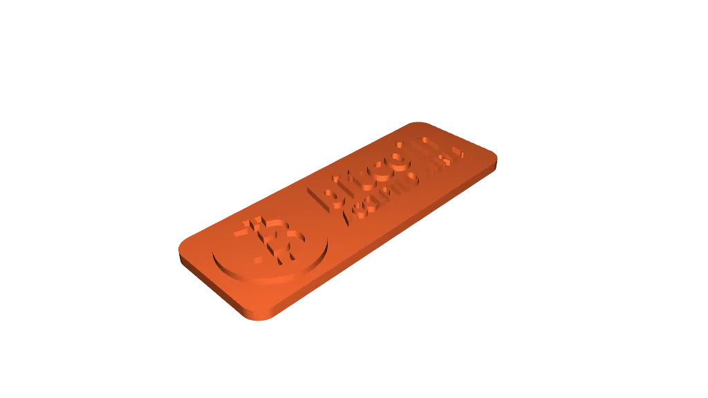 Indication plate Bitcoin accepted! by Paul Ménager | Download free STL ...