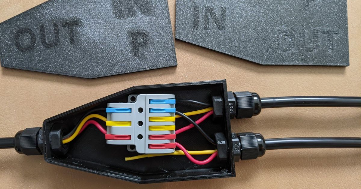 Weather-resistant splitter wiring box by Matt Orelup | Download free ...