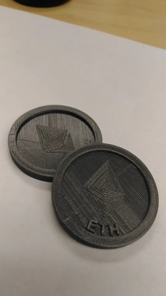 Ethereum Coin by This is G | Download free STL model | Printables.com