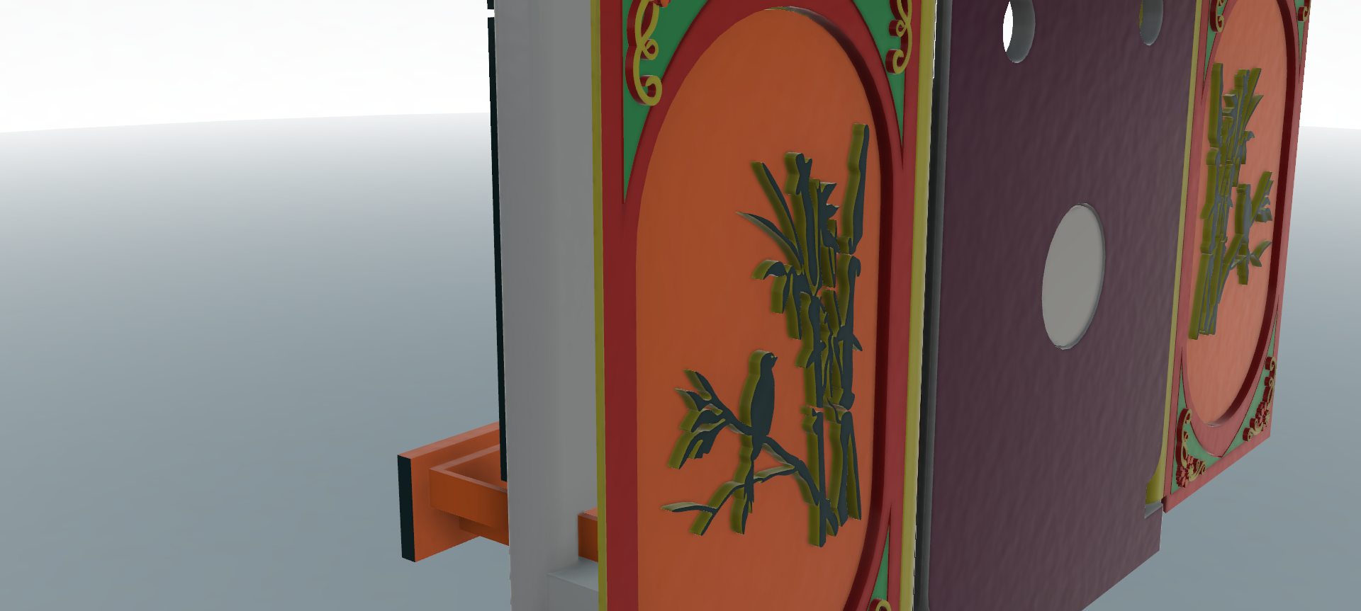 A WALL CLOCK WITH HIDDEN DOORS AND A BIRD COMING OUT par ilan kaplan | Téléchargez gratuitement ...