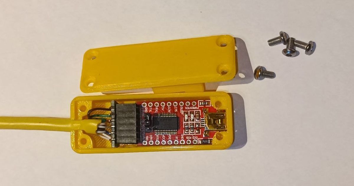 Housing for ftdi ft232rl usb-seriell converter (YP-05) by SvenMb ...