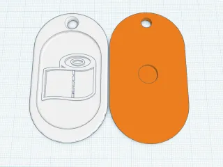 Hall/Bathroom Pass Tags by jbolling | Download free STL model ...