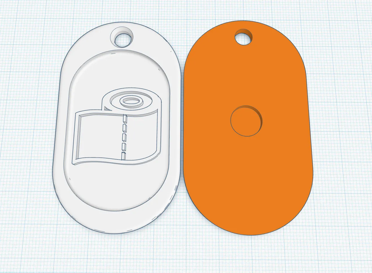 Hall/Bathroom Pass Tags by jbolling | Download free STL model ...