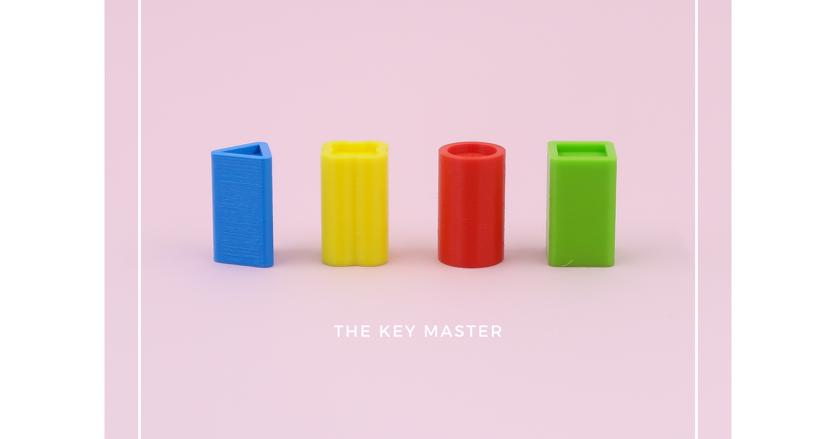 The Key Master - A Minimalist Boardgame by one|by | Download free STL ...