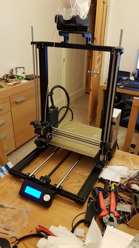 Crearibo Creality CR-10 Conversion to Linear Rods + 10mm Z/X version by ...