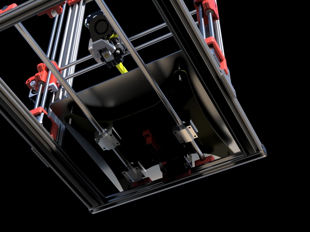 Crearibo Creality CR-10 Conversion to Linear Rods + 10mm Z/X version by ...