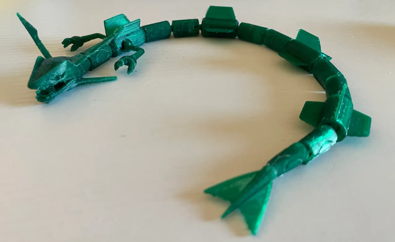 [Remix] Articulated Rayquaza by r0bespierre | Download free STL model ...