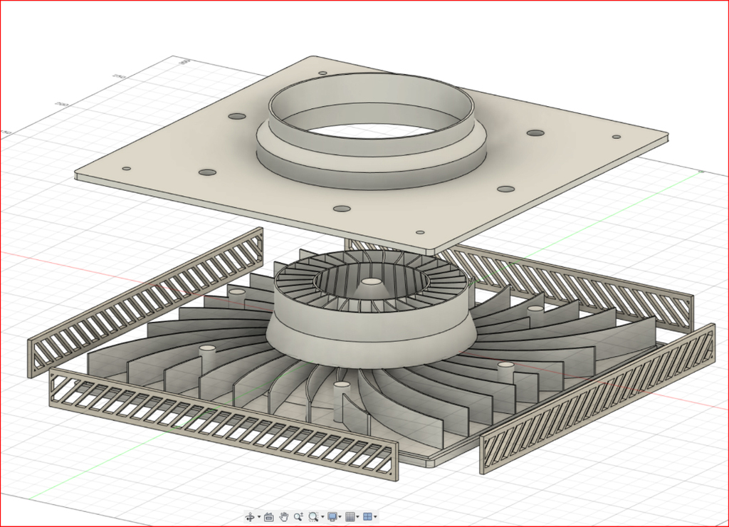 Exhaust air grid by ErikSlevin | Download free STL model | Printables.com
