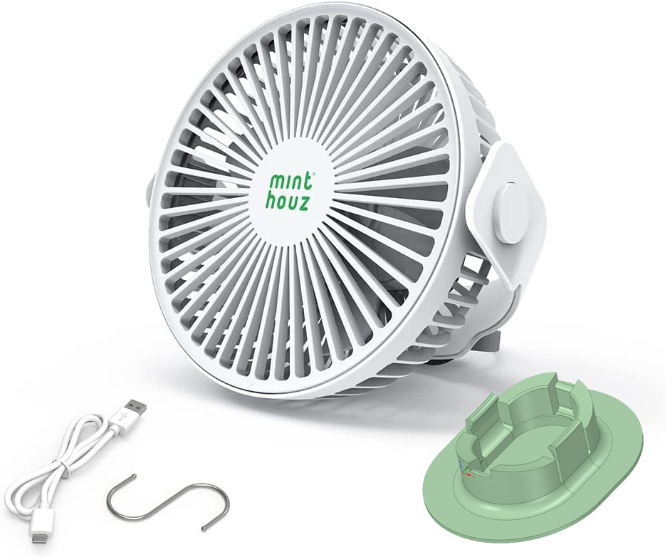 Clip-on Stand for Minthouz Portable Camping Fan by Z-tom3d | Download ...