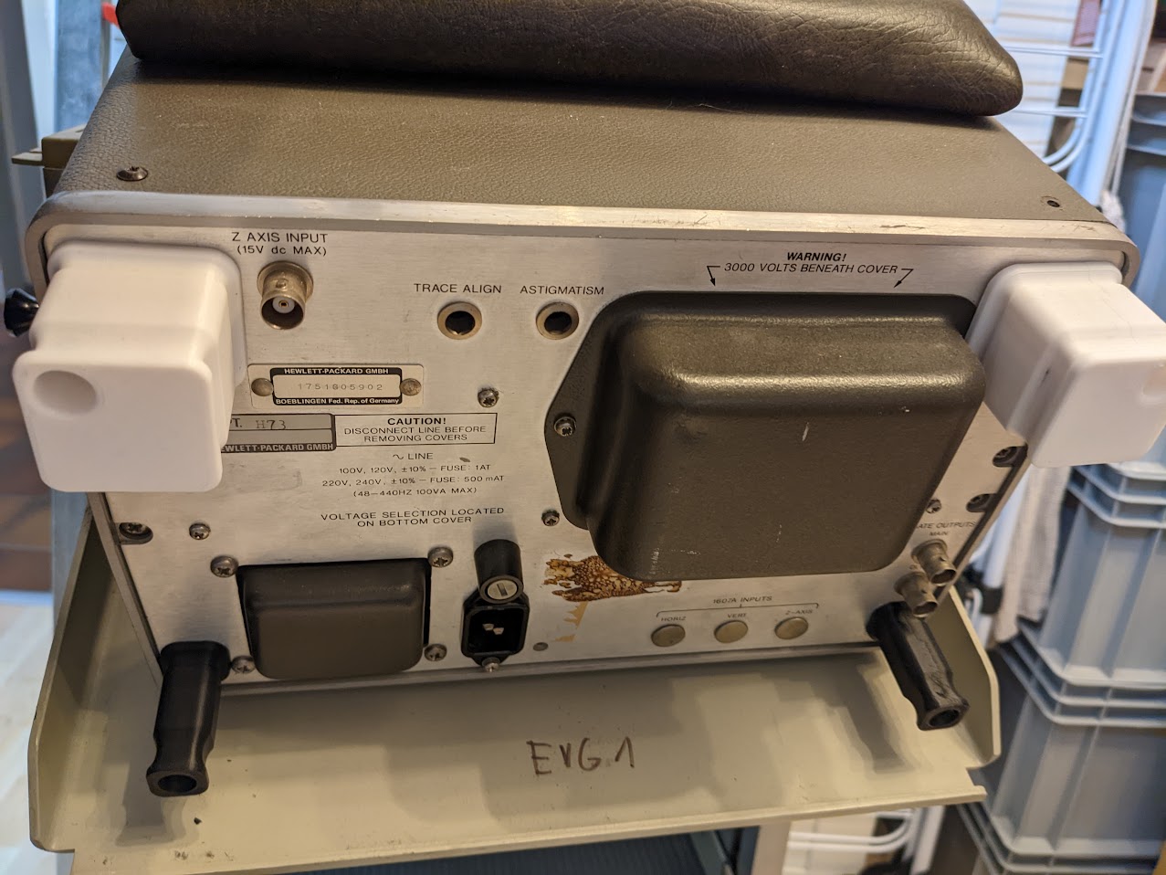 HP Oscilloscope Feet - Designed for Analog Oscilloscope 1740A by ...