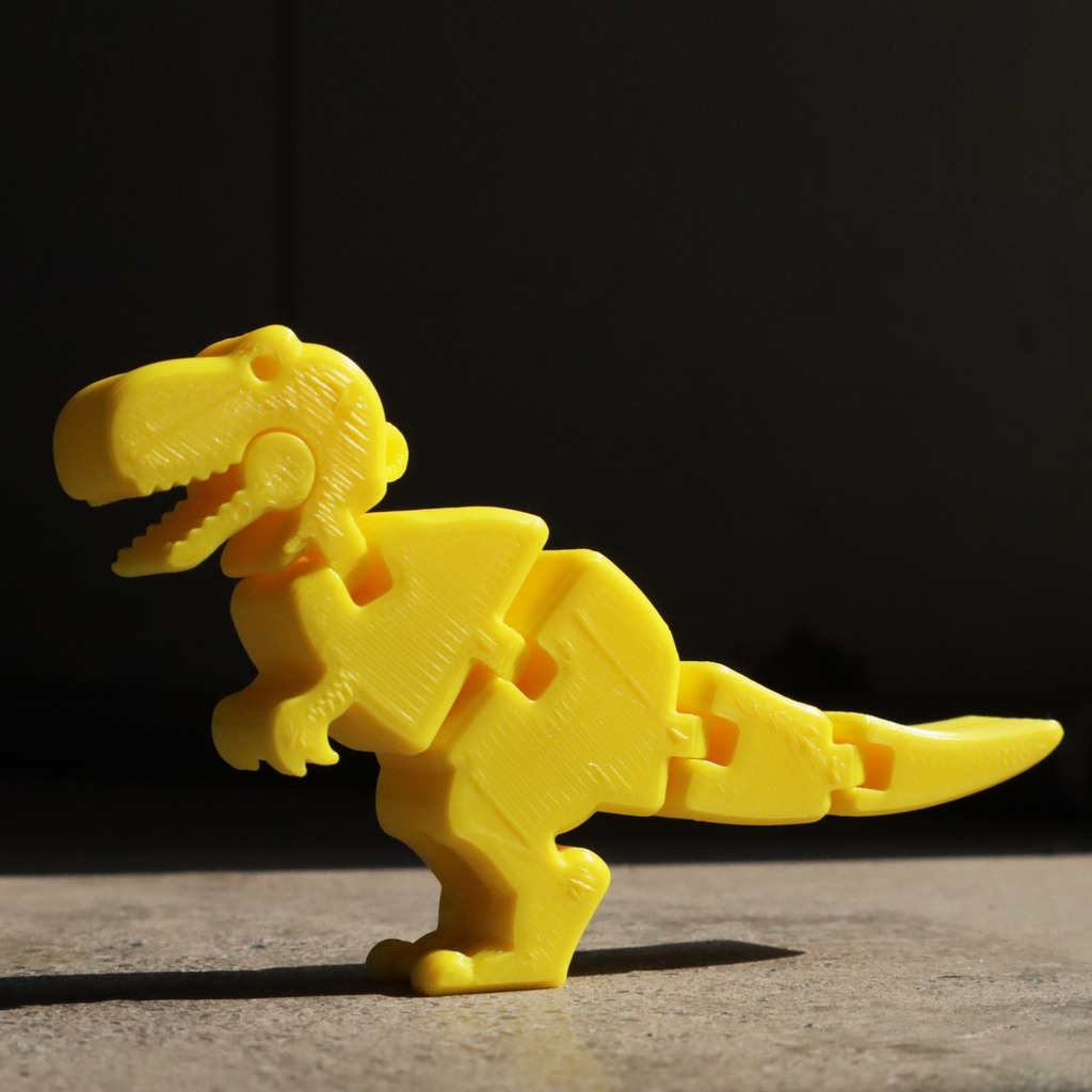 Baby T-rex Flexy Keychain by HardPrint | Download free STL model | Printables.com