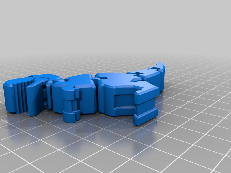 Baby T-rex Flexy Keychain by HardPrint | Download free STL model | Printables.com