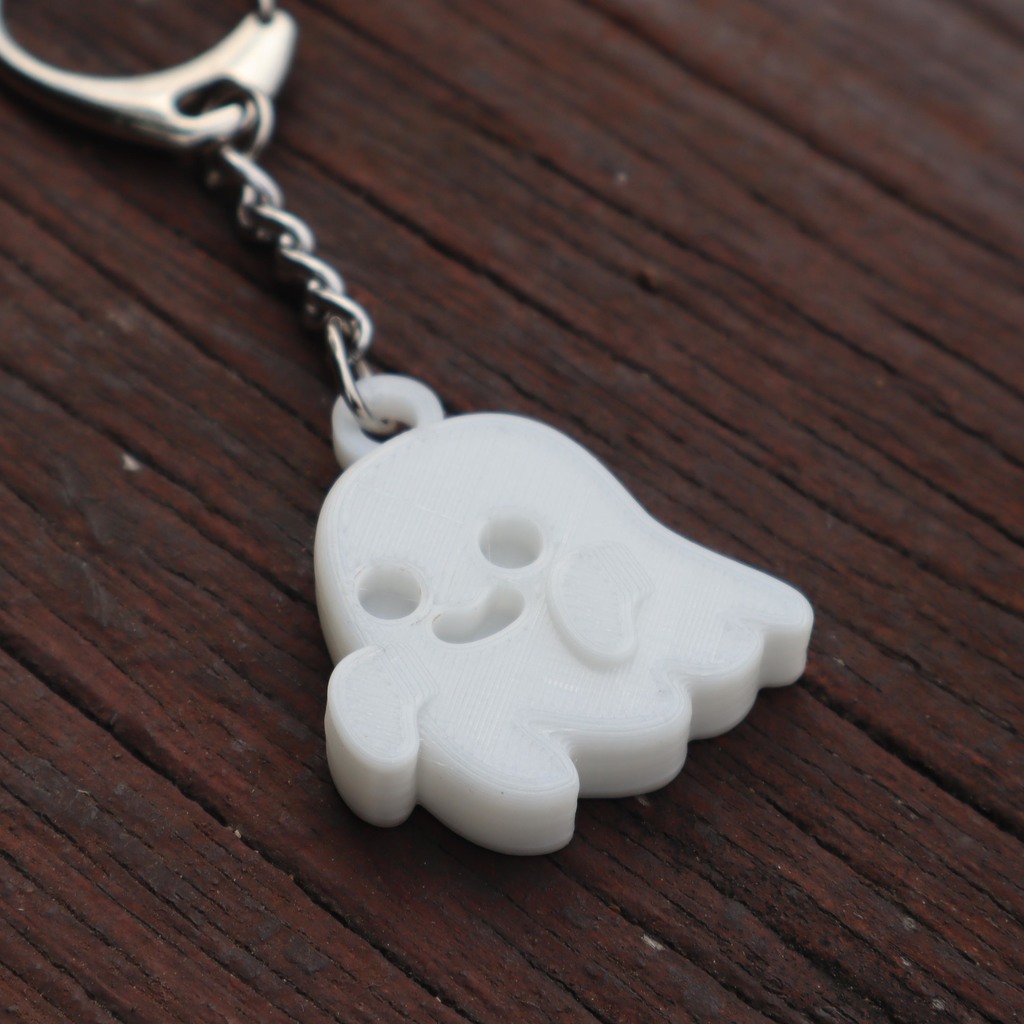 Halloween Ghost Keychain by HardPrint | Download free STL model ...